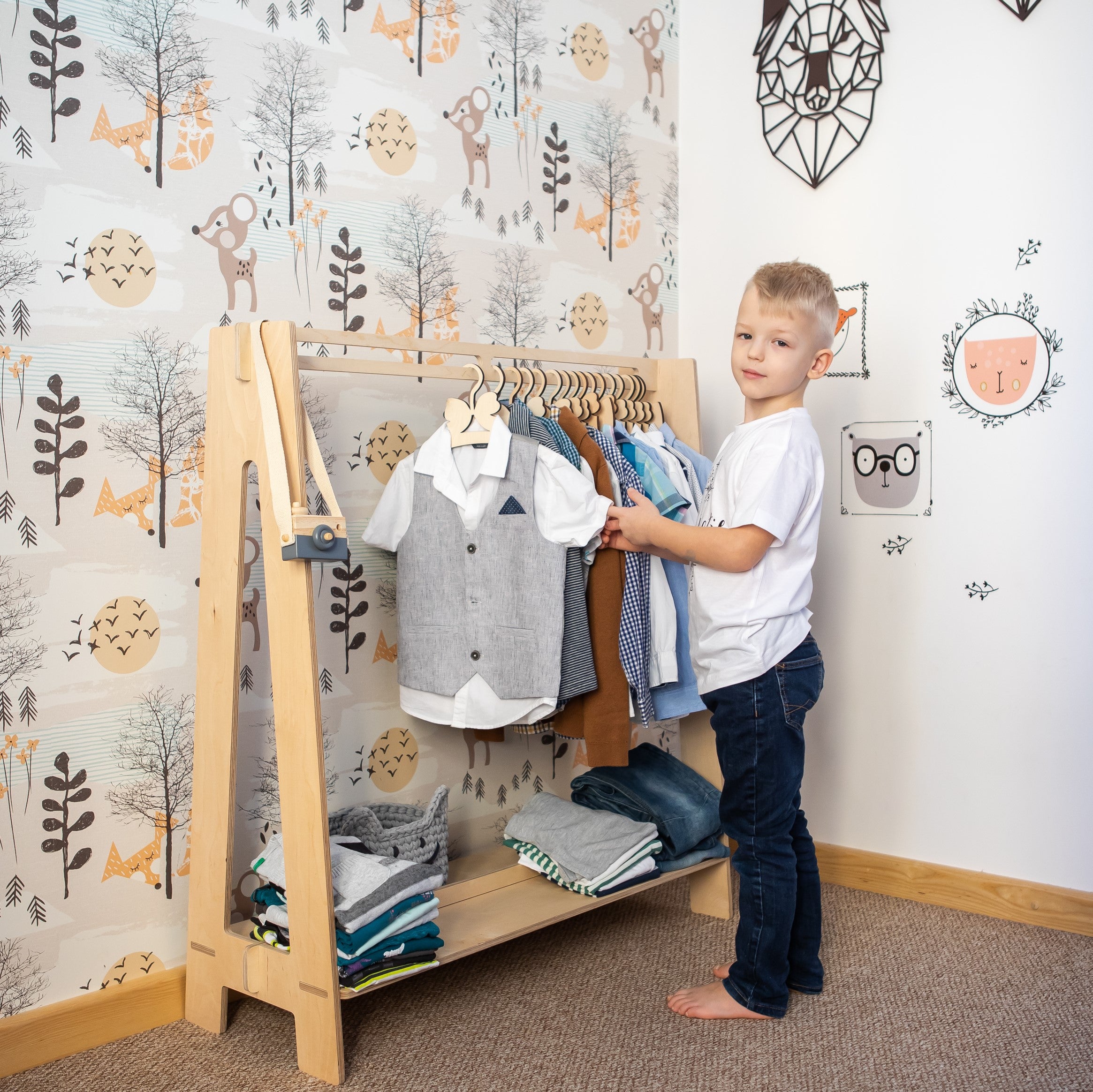 Kleerhangerrek voor Jonge Kinderen – Cocozi