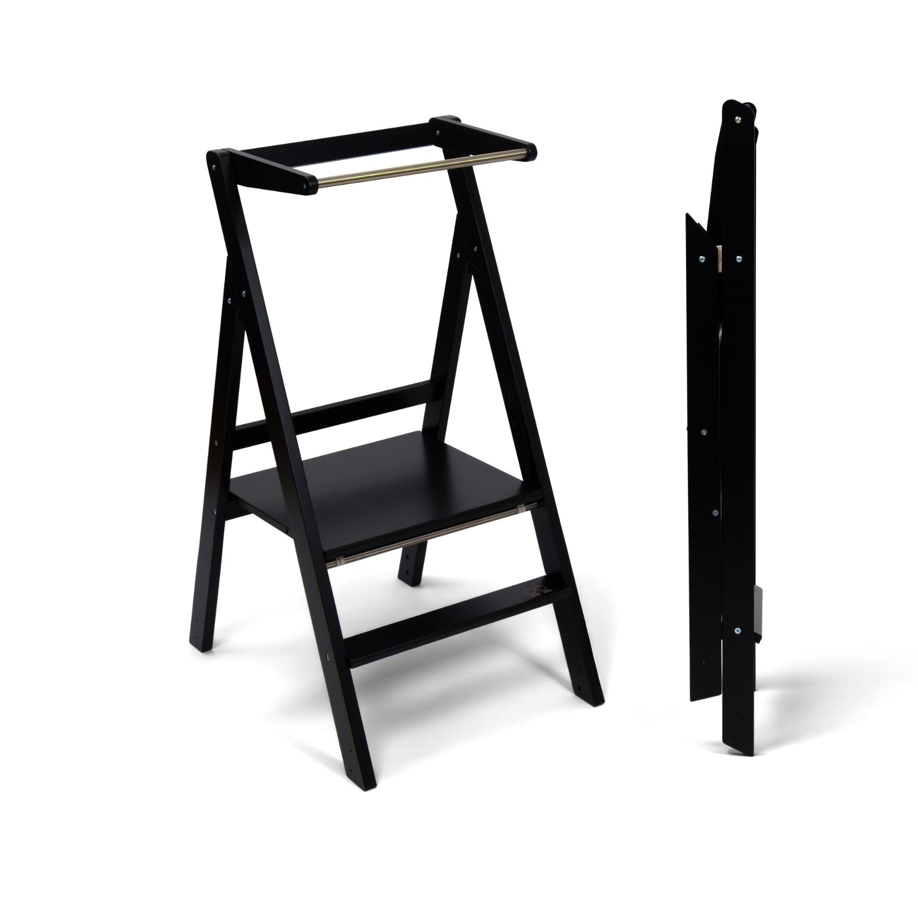 STEP'n'FOLD Foldable Helper Tower - Black – Cocozi