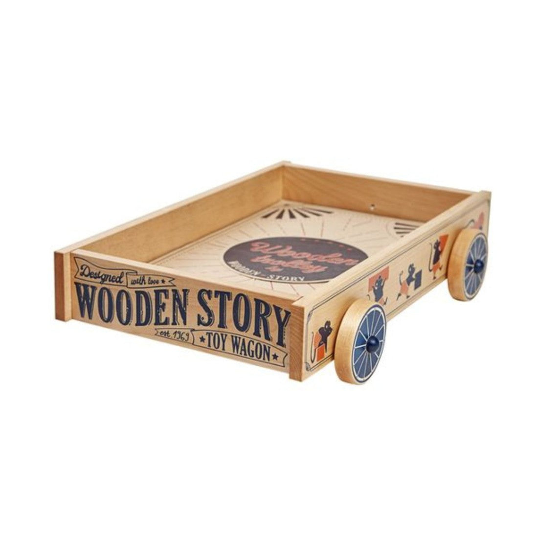 Wooden Story Houten karretje – Cocozi
